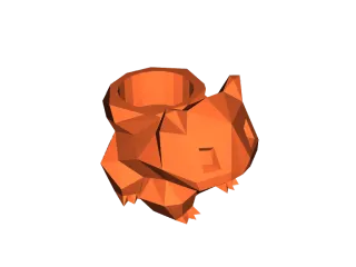 Bulbasaur pot by Honza | Download free STL model | Printables.com