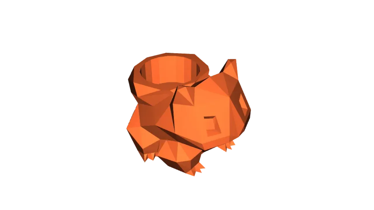 Bulbasaur pot by Honza | Download free STL model | Printables.com
