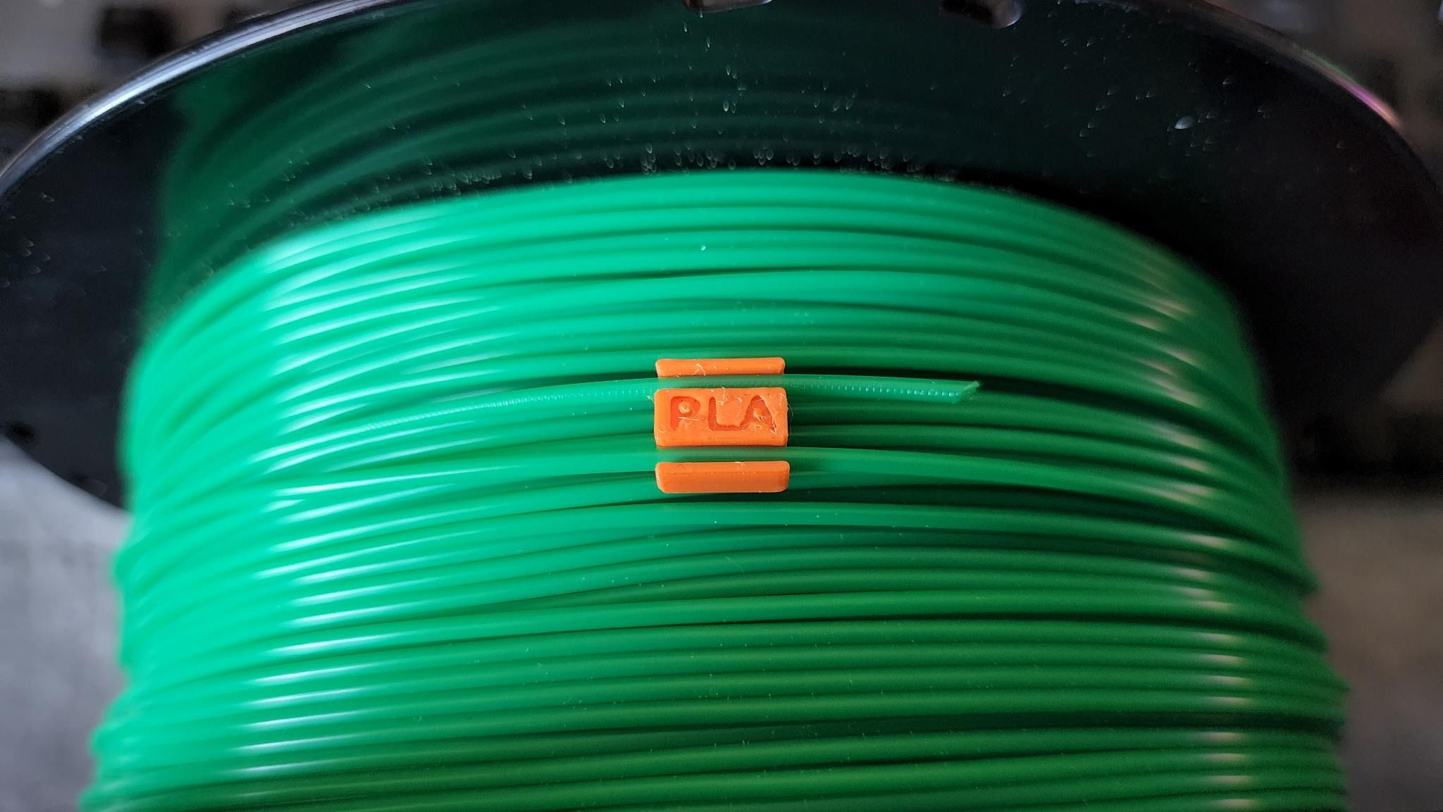 Tiny Labeled Filament Spool Clip - 1.75mm by VulkanX | Download free ...