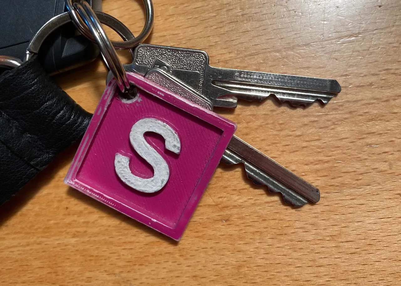 Keychain - All Letters by Aropix | Download free STL model | Printables.com