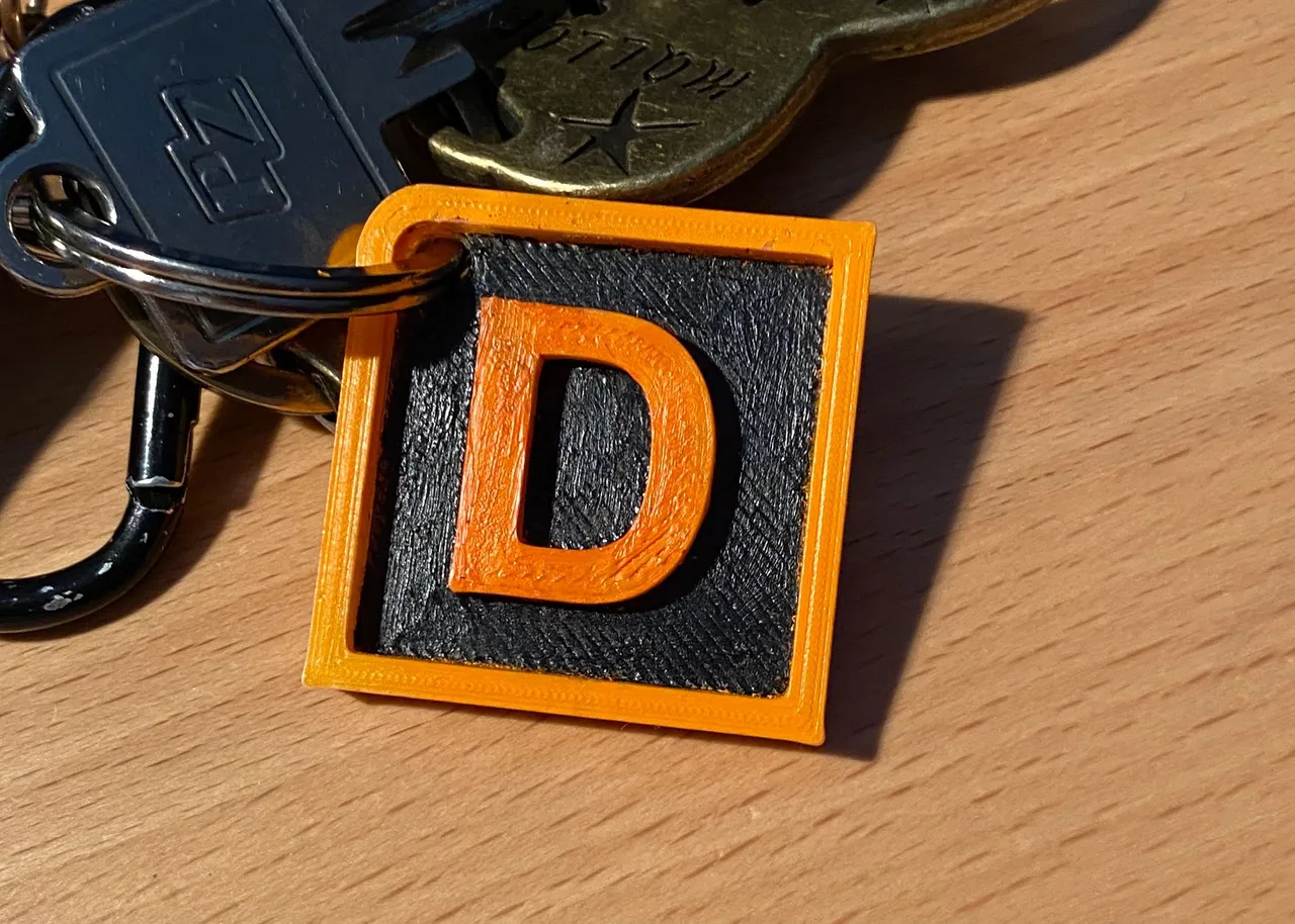 Keychain - All Letters by Aropix | Download free STL model | Printables.com