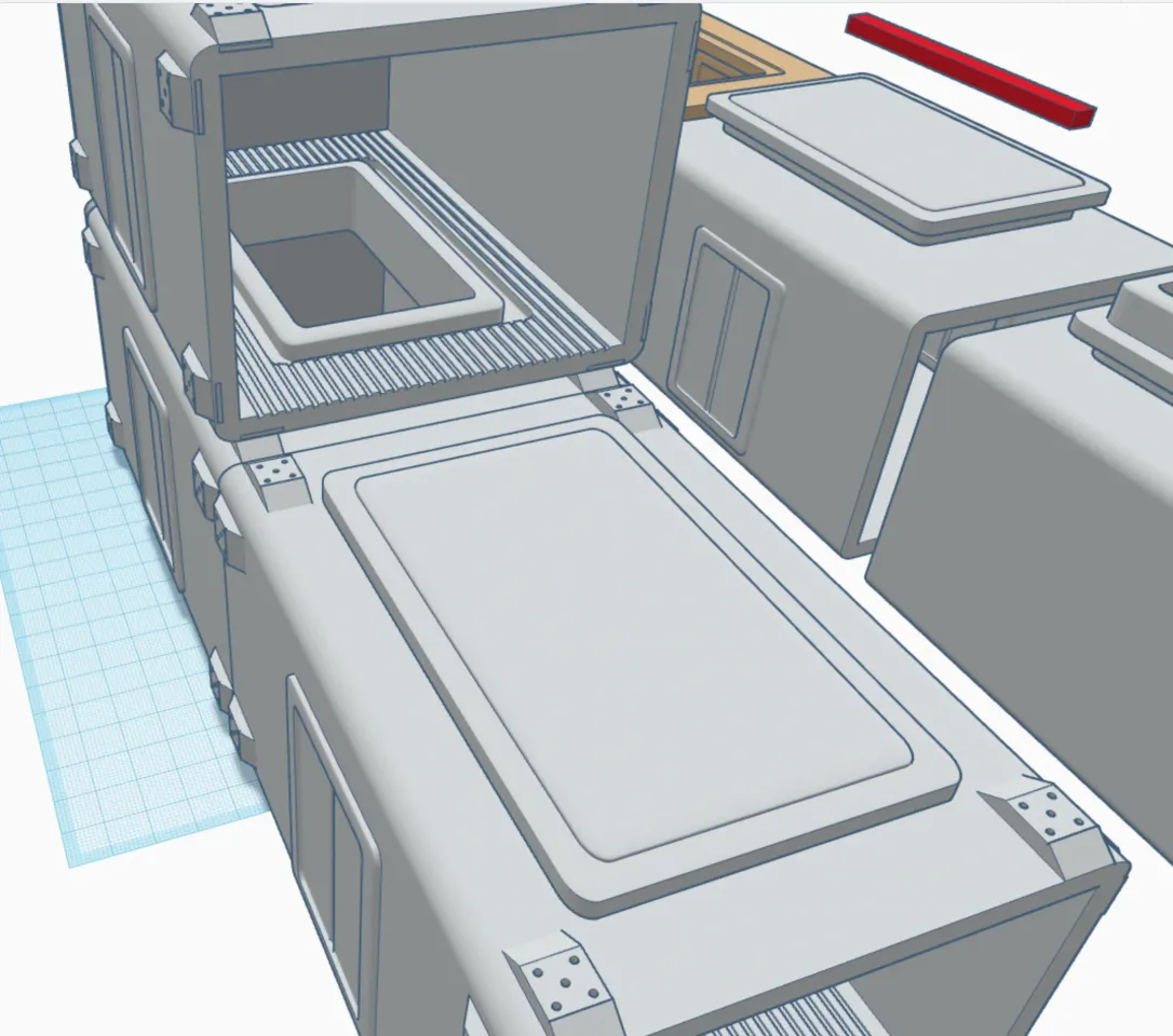 Starship Cargo Pod by RobertusMaximus | Download free STL model ...