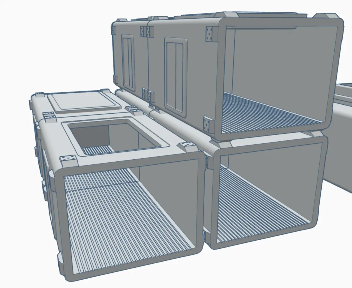 Starship Cargo Pod by RobertusMaximus | Download free STL model ...