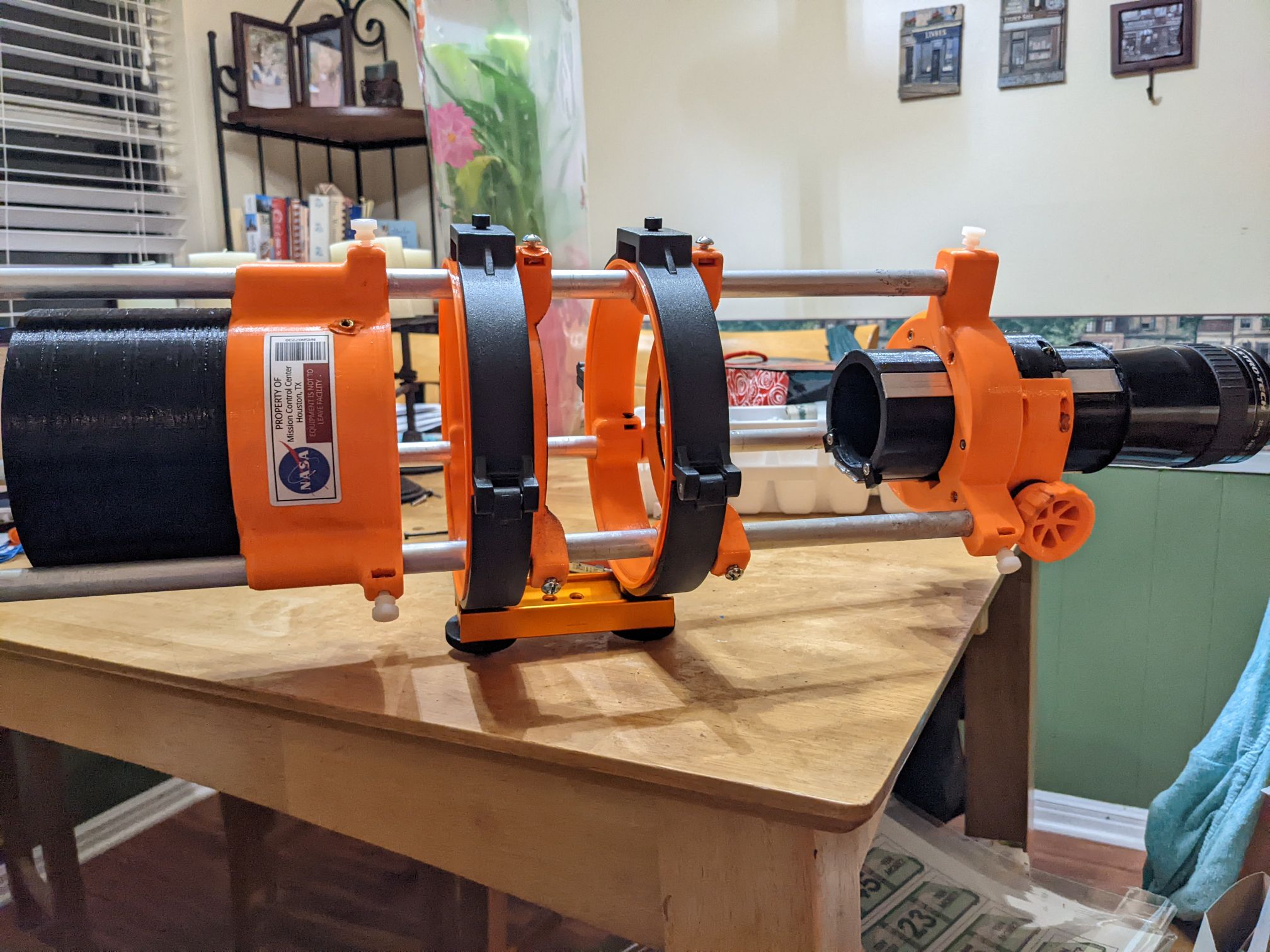 Hadley-scope Family: Adapter for tube rings/equatorial mount by Maff ...