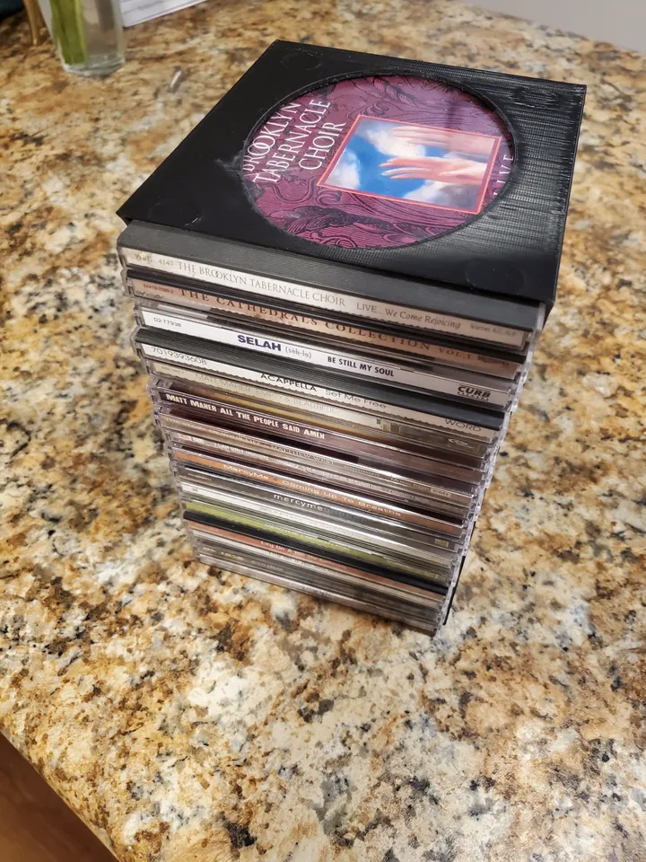 Stackable CD Rack by Aviator67 | Download free STL model | Printables.com
