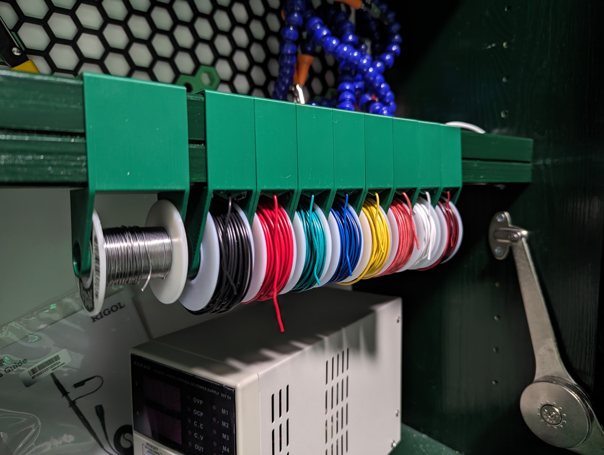 Spool Holder for Ikea Ivar Table by steven.e.collins | Download free ...