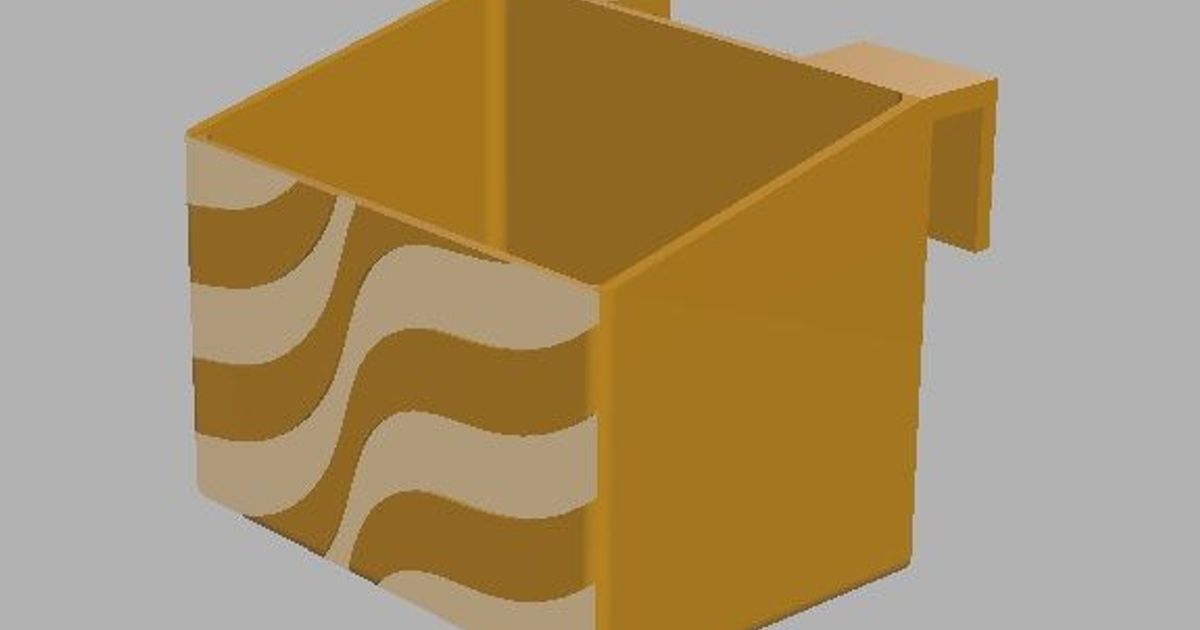 Office Cubical Hanging Flower Pot. by 3dCreateSomething | Download free ...