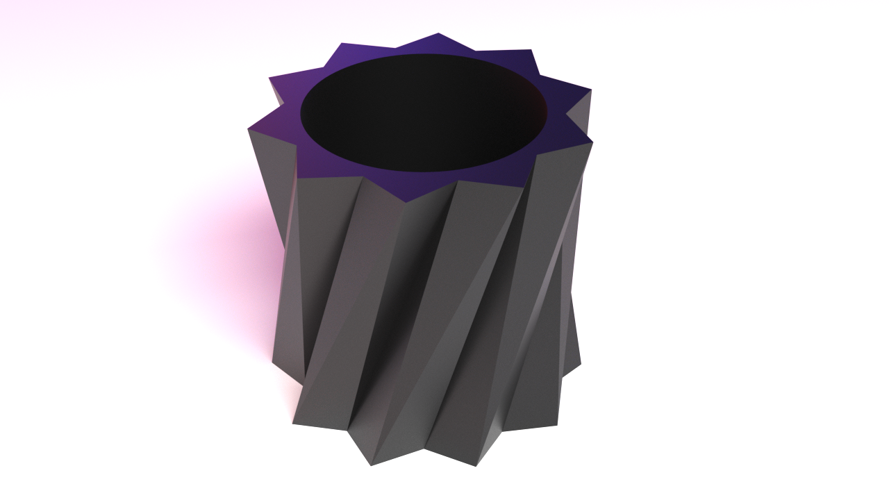 Twisted Pot by Vector3dArt | Download free STL model | Printables.com