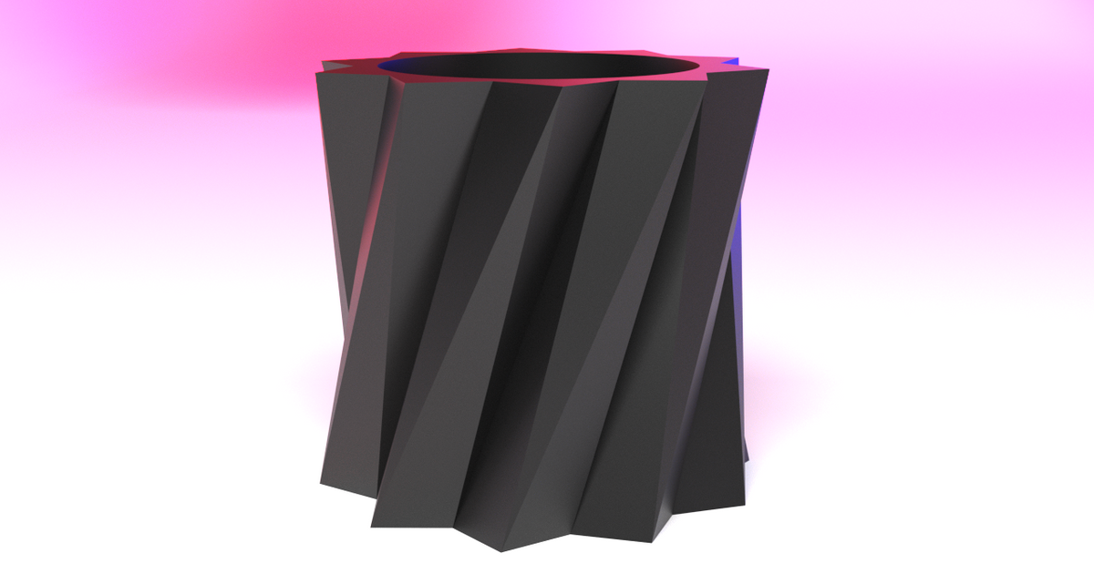 Twisted Pot by Vector3dArt | Download free STL model | Printables.com