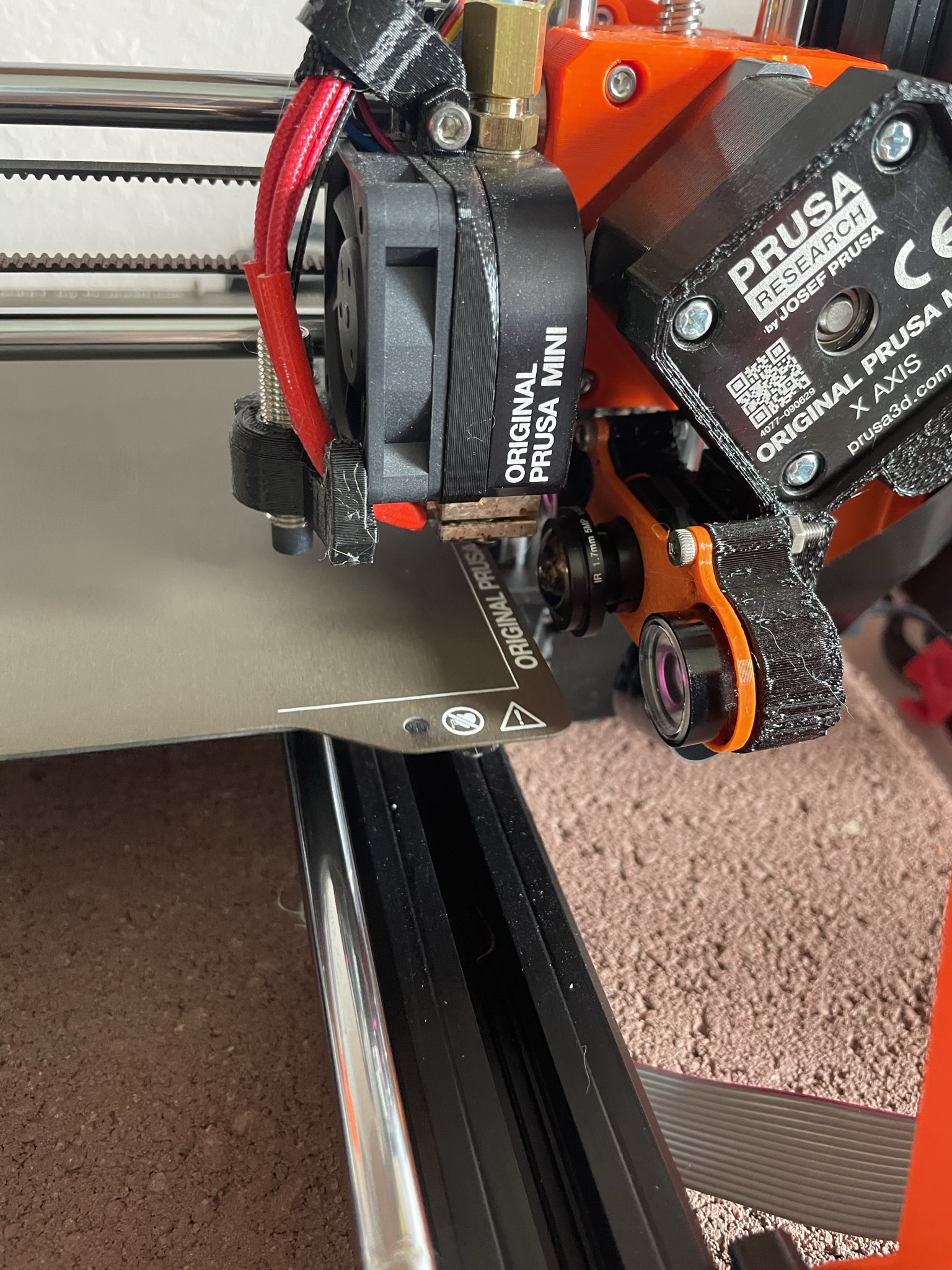 Prusa MINI+ Pi Fisheye Camera Mount by changjoe | Download free STL ...