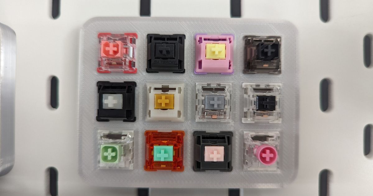 Skadis keyboard switch display by twentysix | Download free STL model ...