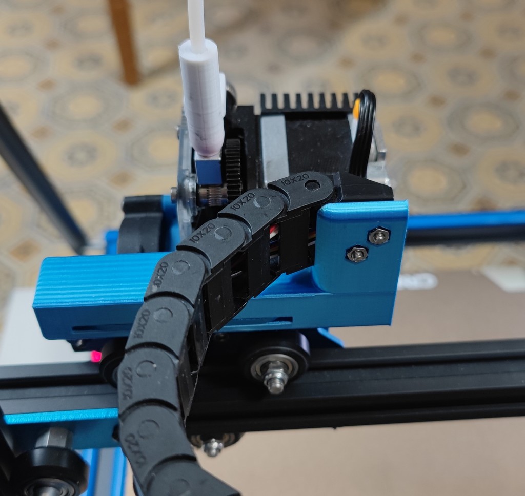 CR-10 V3 cable chain holder and bowden tube guide by chal | Download ...
