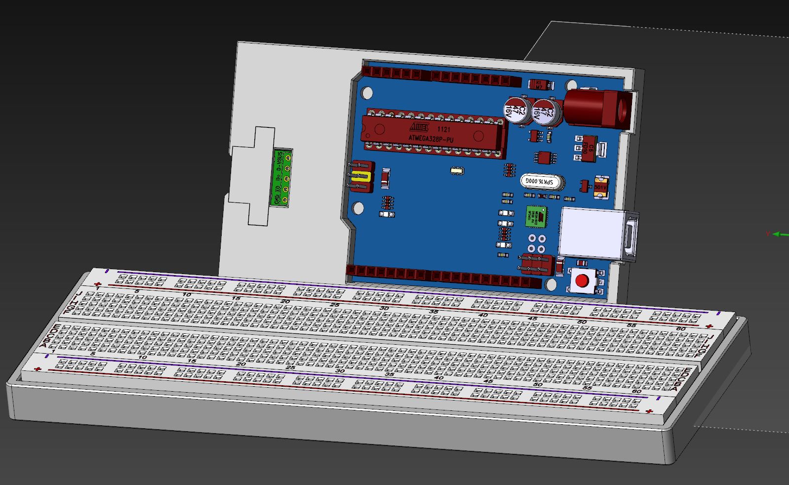 Arduino Uno Holder von Alexander Kromm | Kostenloses STL-Modell ...