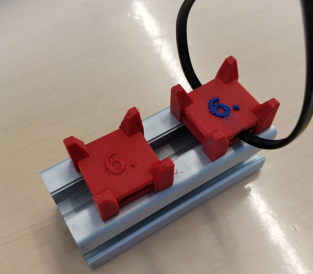 T-Slot Cable Tie by nixxda | Download free STL model | Printables.com