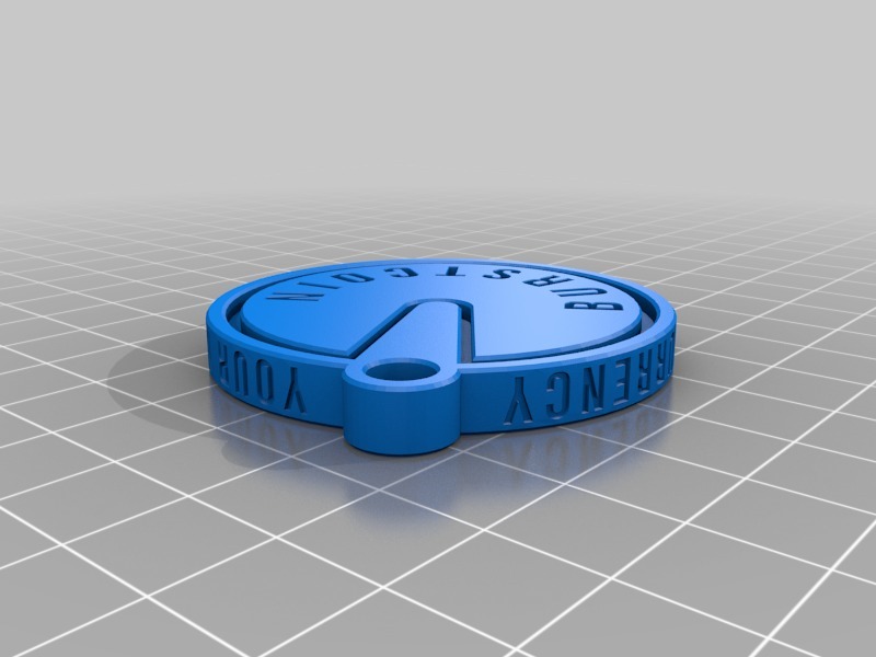 BURSTCOIN Key-chain Thingy by nixxda | Download free STL model ...