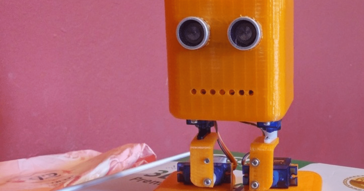 BoB the BiPed robot by Otto DIY | Download free STL model | Printables.com