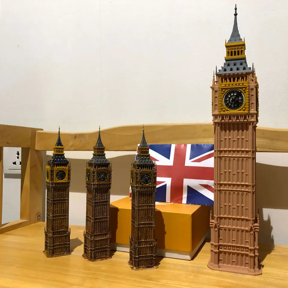 Big Ben (Elizabeth Tower) Multi-part Lamp by MiniWorld3D | Download ...