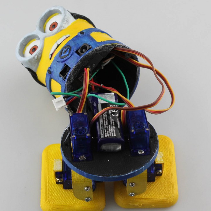 Minion Dave walking robot por Otto DIY | Descargar modelo STL gratuito ...