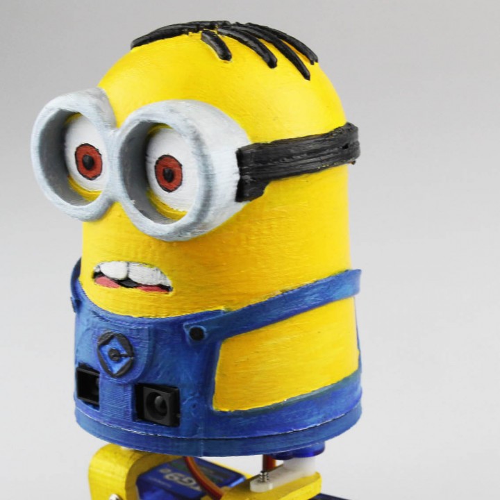 Minion Dave walking robot por Otto DIY | Descargar modelo STL gratuito ...