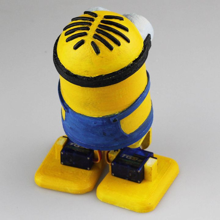 Minion Dave walking robot por Otto DIY | Descargar modelo STL gratuito ...