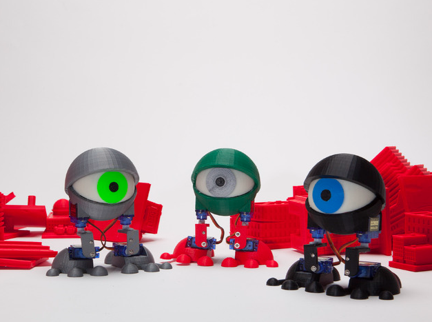 Eye walking robot by Otto DIY | Download free STL model | Printables.com
