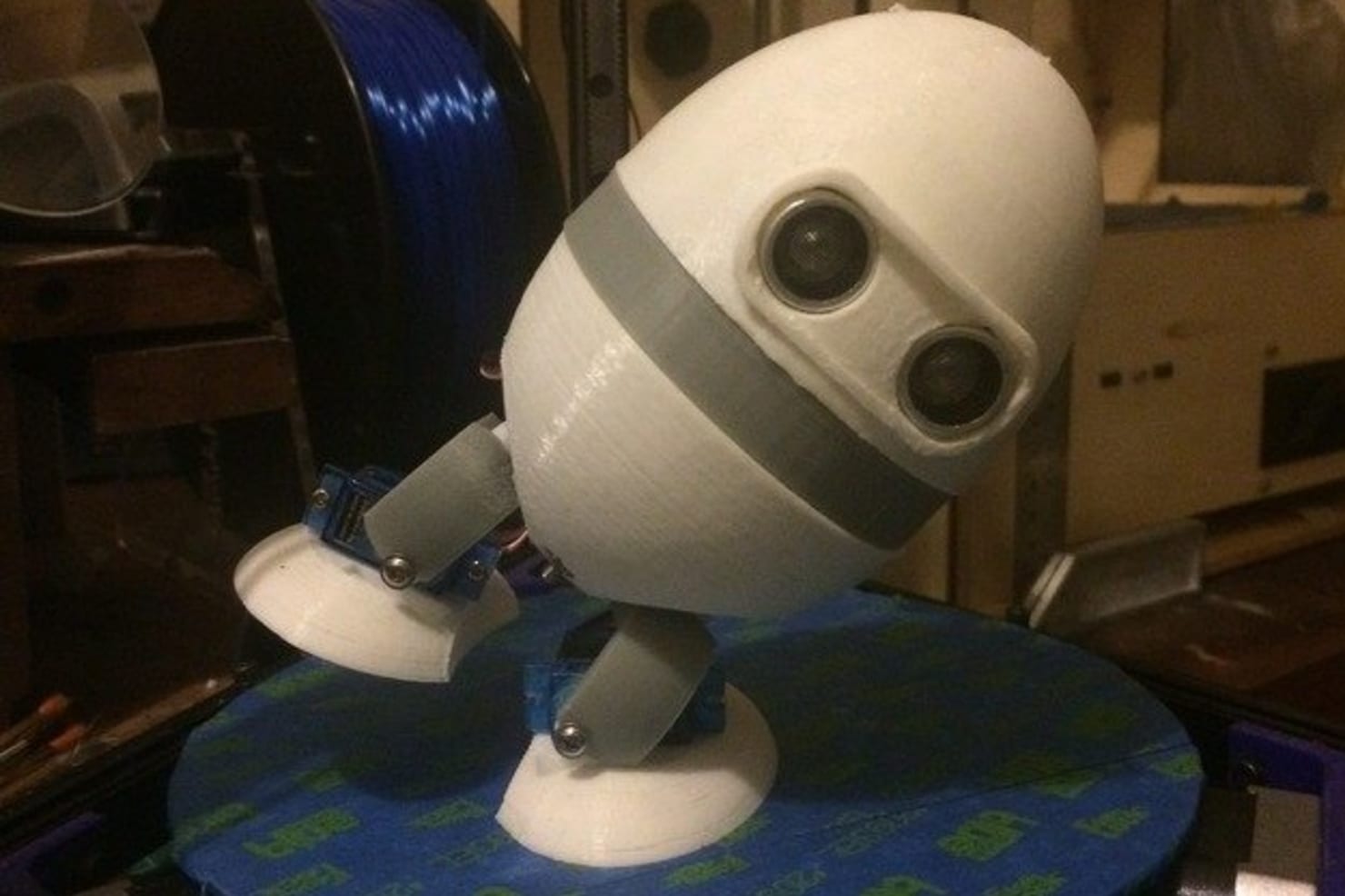 Dizzy the 5DOF Biped Robot by Otto DIY | Download free STL model ...