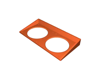 Dual 120mm Fan Mount by SGV | Download free STL model | Printables.com