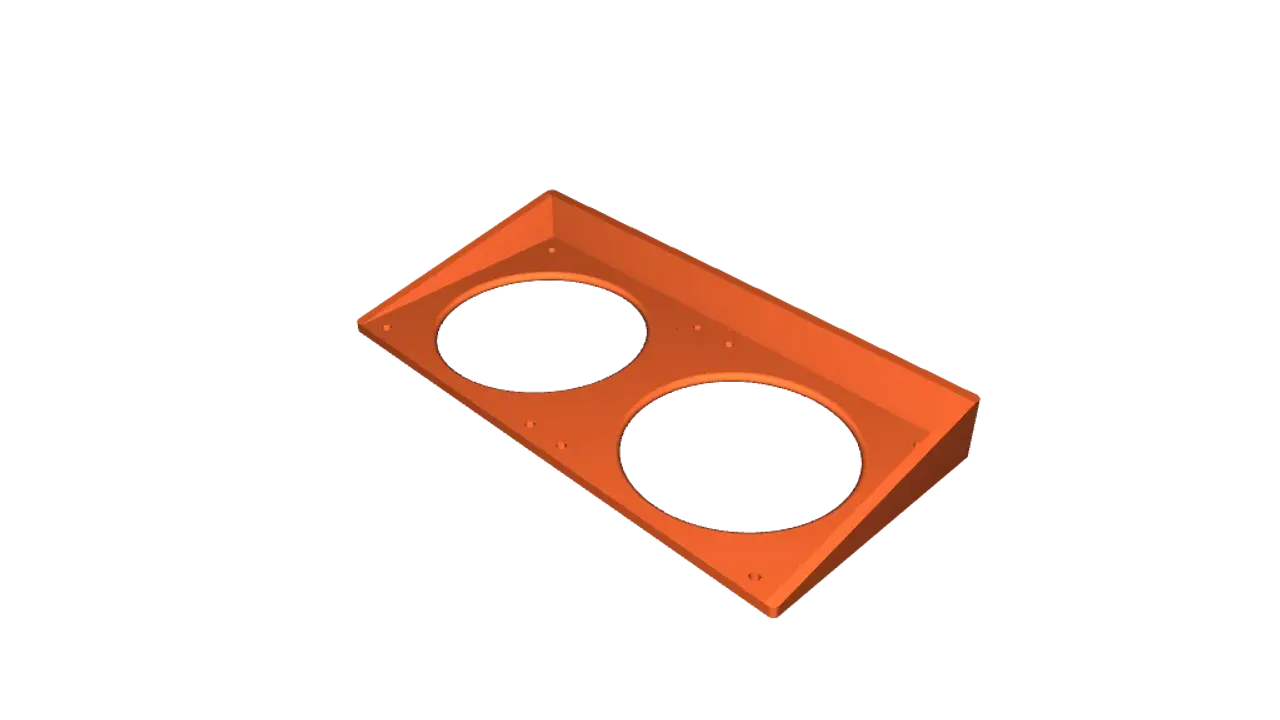 Dual 120mm Fan Mount by SGV | Download free STL model | Printables.com