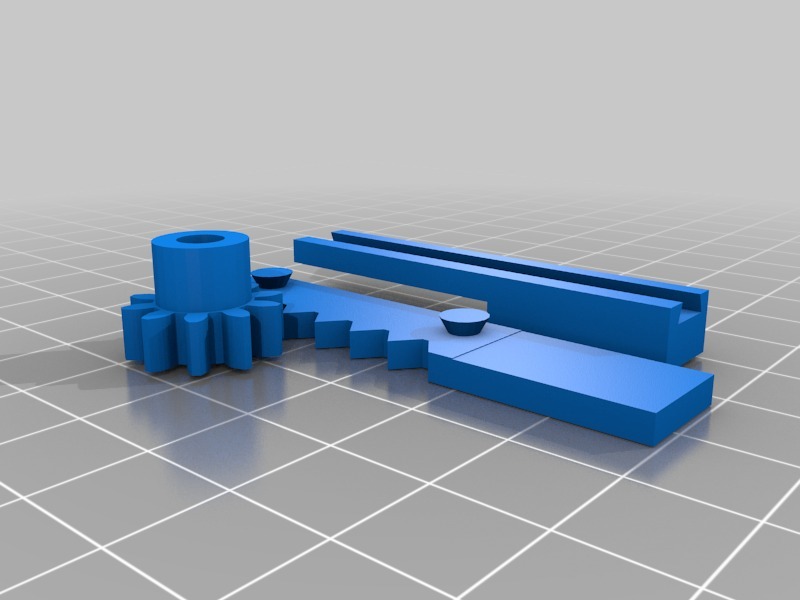 Solidoodle Bowden Extruder Mount for e3d v6 with servo probe by SGV ...