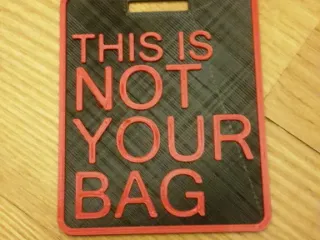 Luggage tags and markings by Mape | Download free STL model ...