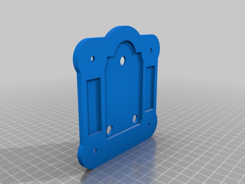 CPU fan mounting backplate by Mape | Download free STL model ...