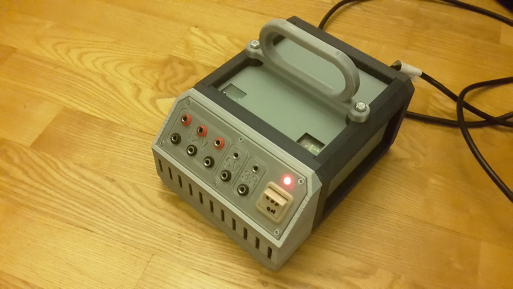 Front panel for ATX lab power by Mape | Download free STL model ...