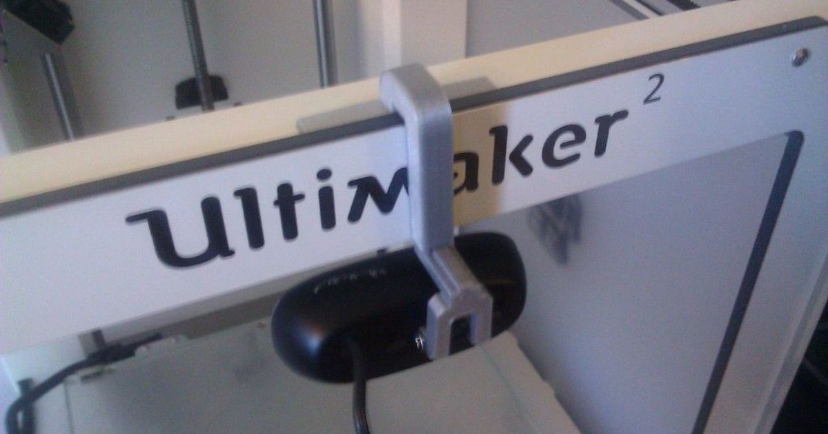 Ultimaker 2 webcam mount by Mape | Download free STL model | Printables.com