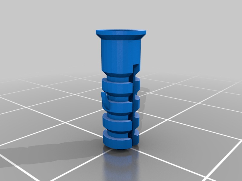 Wall plug / screw anchor / dowel by Mape | Download free STL model ...