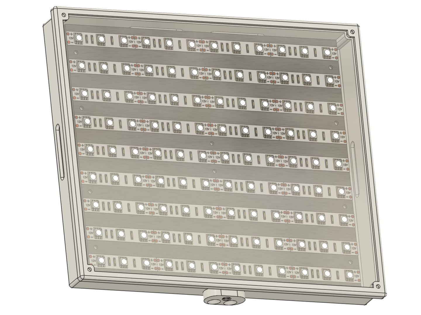 DIY LED Light Panel by Basement Creations | Download free STL model ...