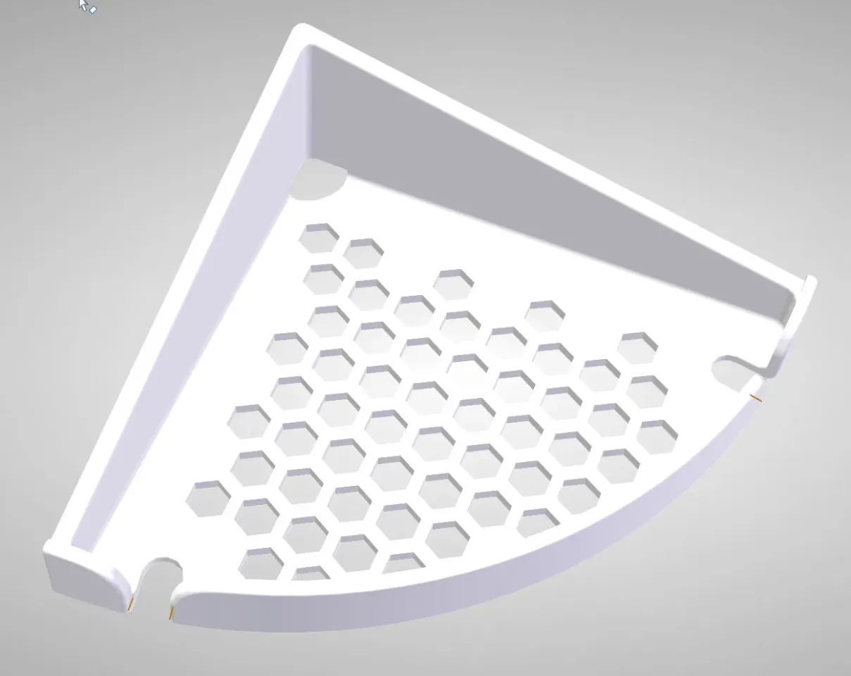 Shower Shelf with razor holders by GuyH | Download free STL model ...