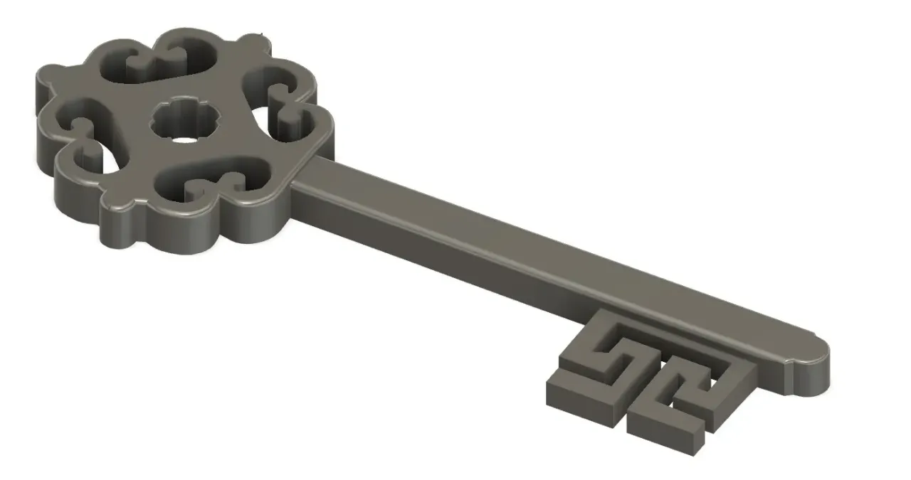 Steampunk Key by Vacours Game | Download free STL model | Printables.com