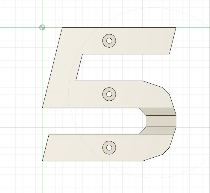 Number 5 by bossed.nl | Download free STL model | Printables.com