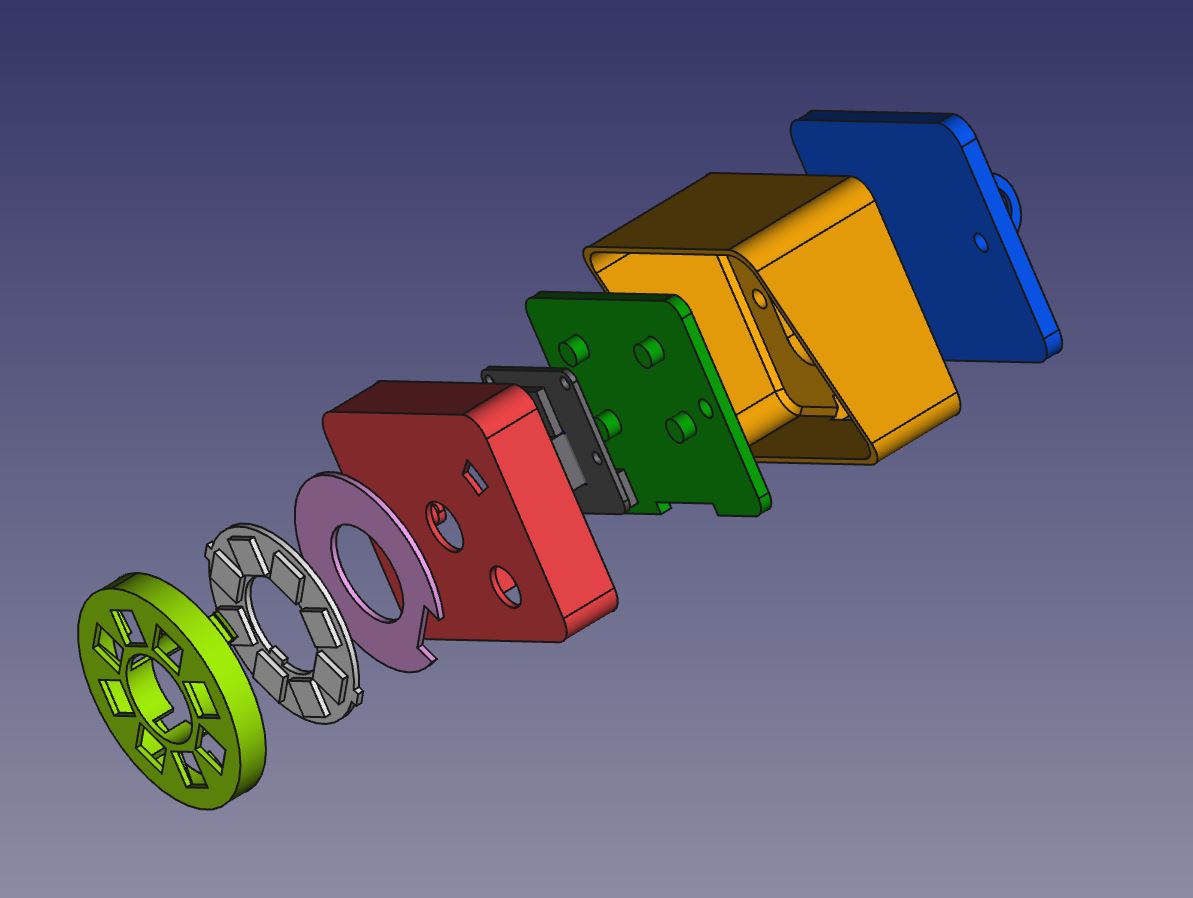 Picam Case with Neopixel 8-Ring by knives127 | Download free STL model ...