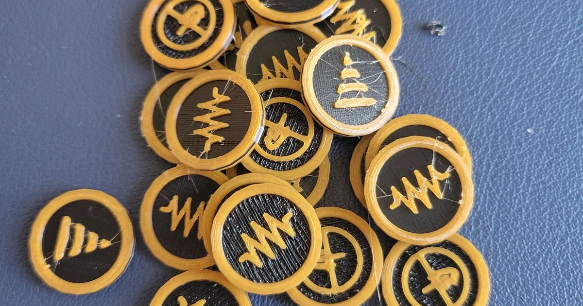 X-Wing TMG Orange Double Sided Tokens by Scotty7642 | Download free STL ...