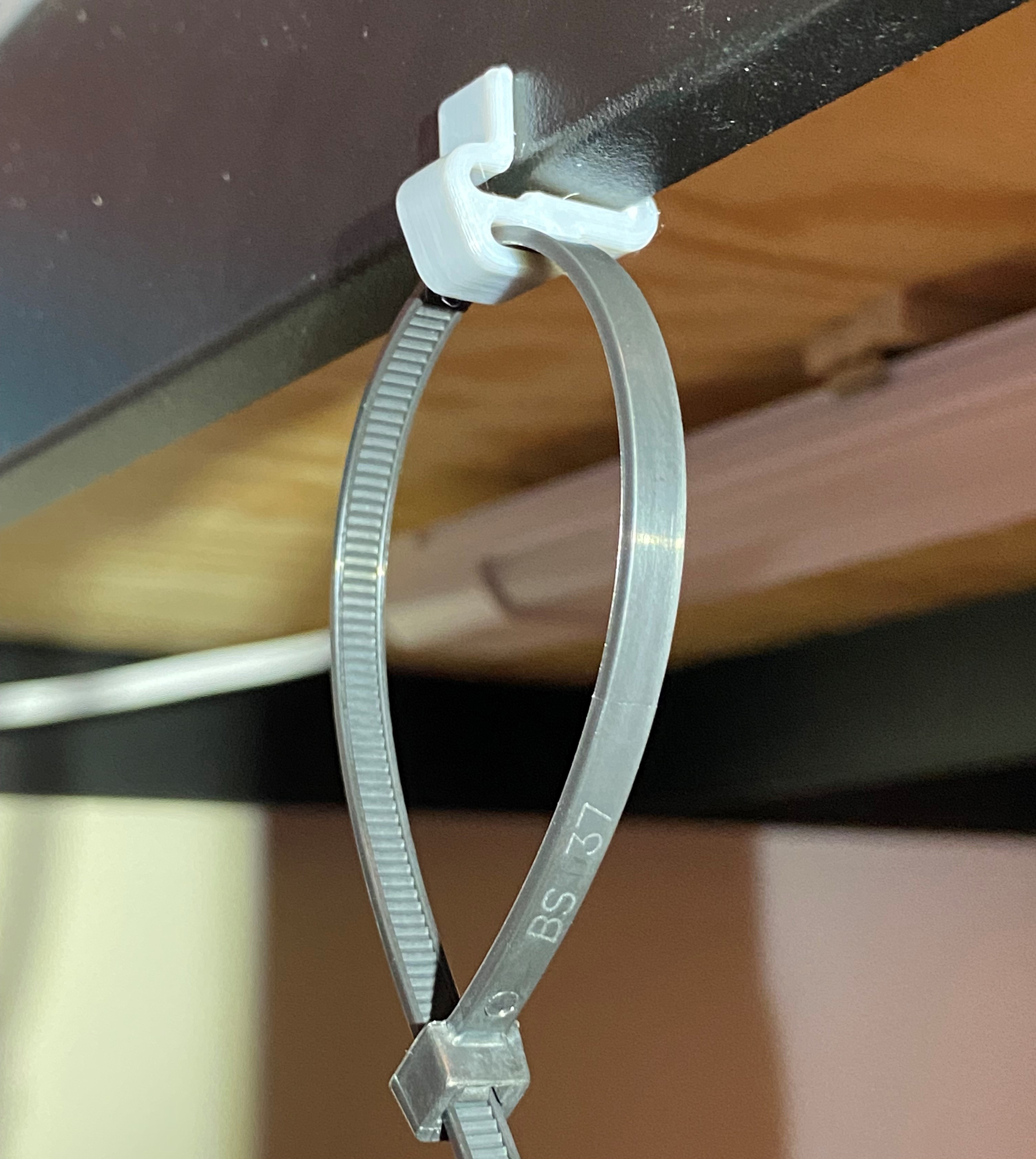 IKEA BROR Shelf Support Cable Clips by motocoder | Download free STL ...