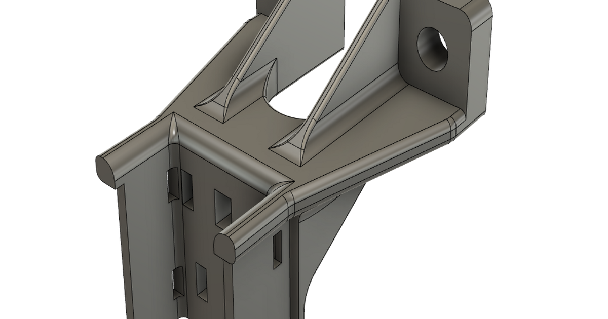 Ender 3 Carriage Cable Chain Bracket by Milgaco | Download free STL ...