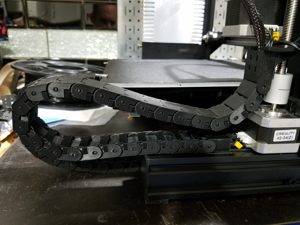 Ender 3 Carriage Cable Chain Bracket by Milgaco | Download free STL ...