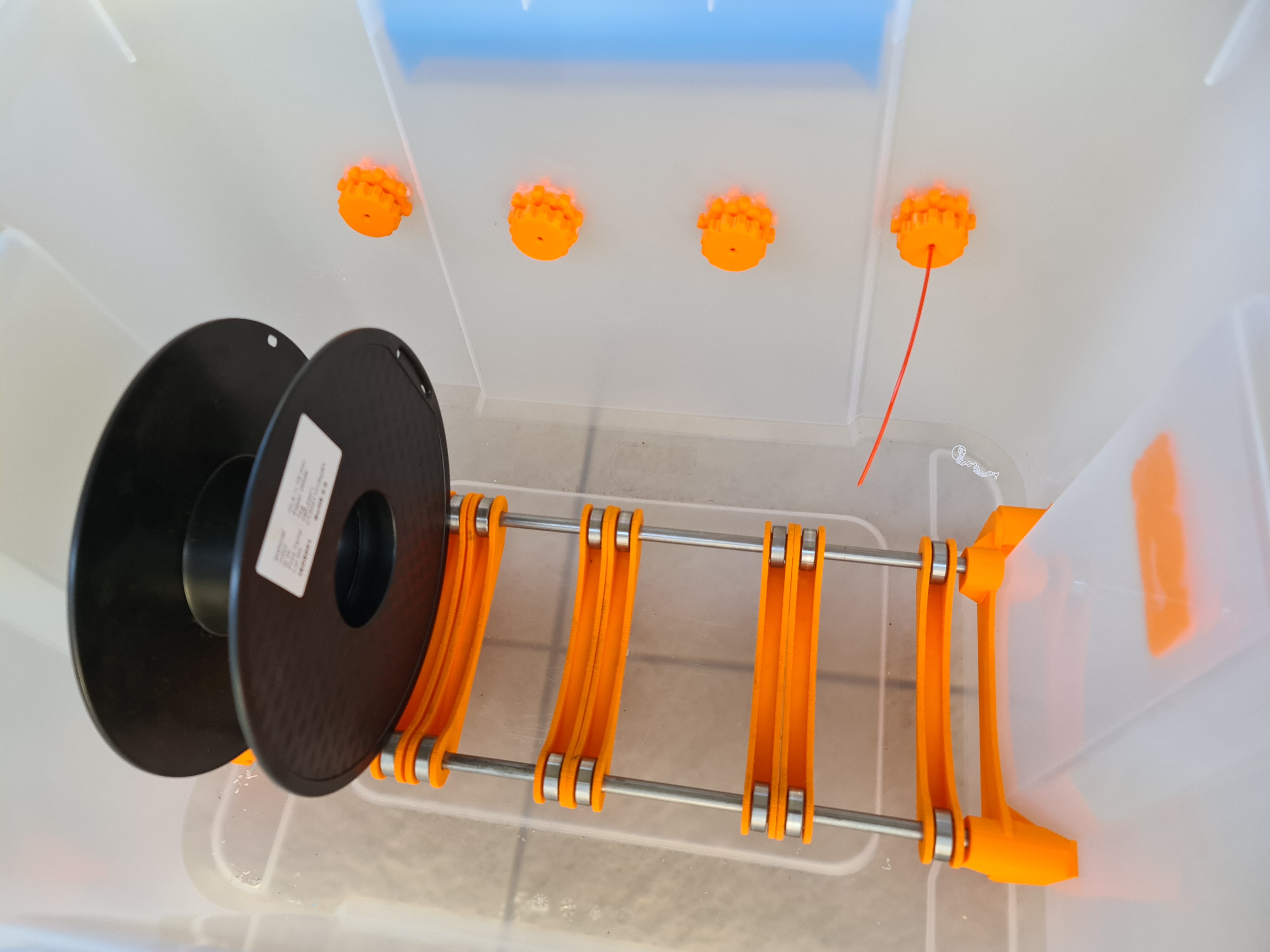 Dry box for 3d printing filament (scuba box) by Liouma | Download free ...