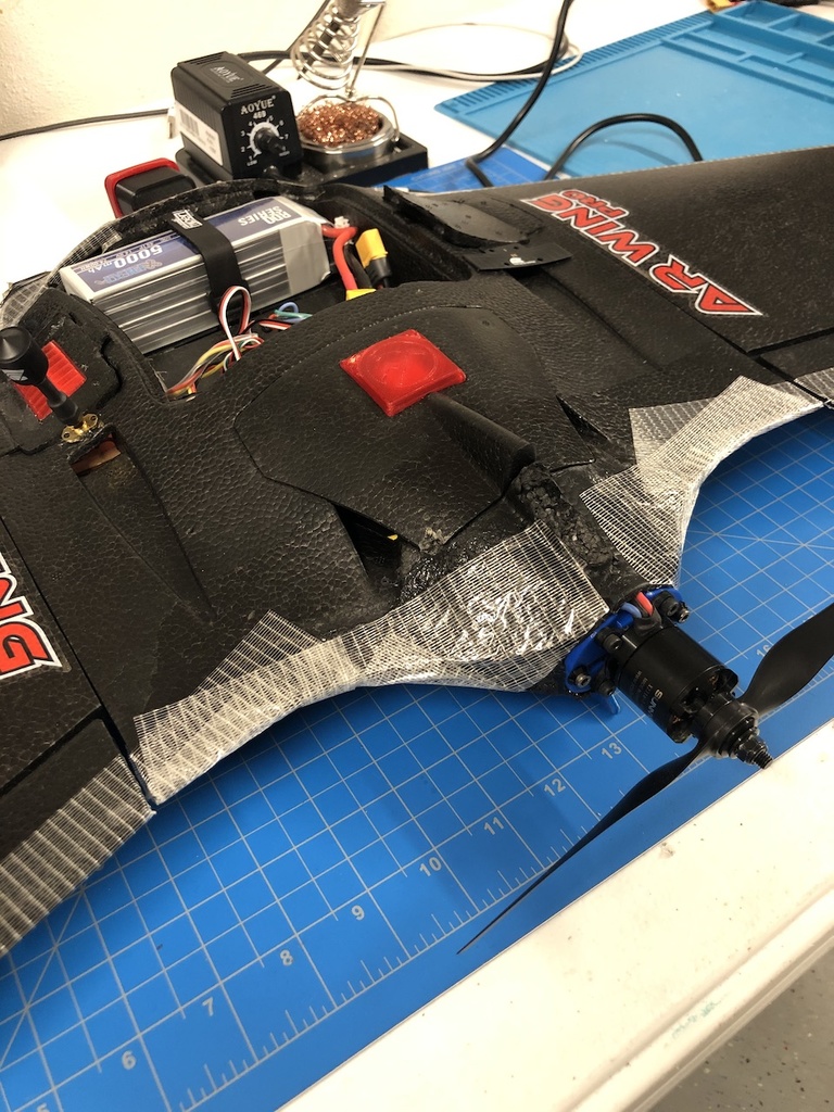 AR Wing Pro Motor Mount by aofpv | Download free STL model | Printables.com