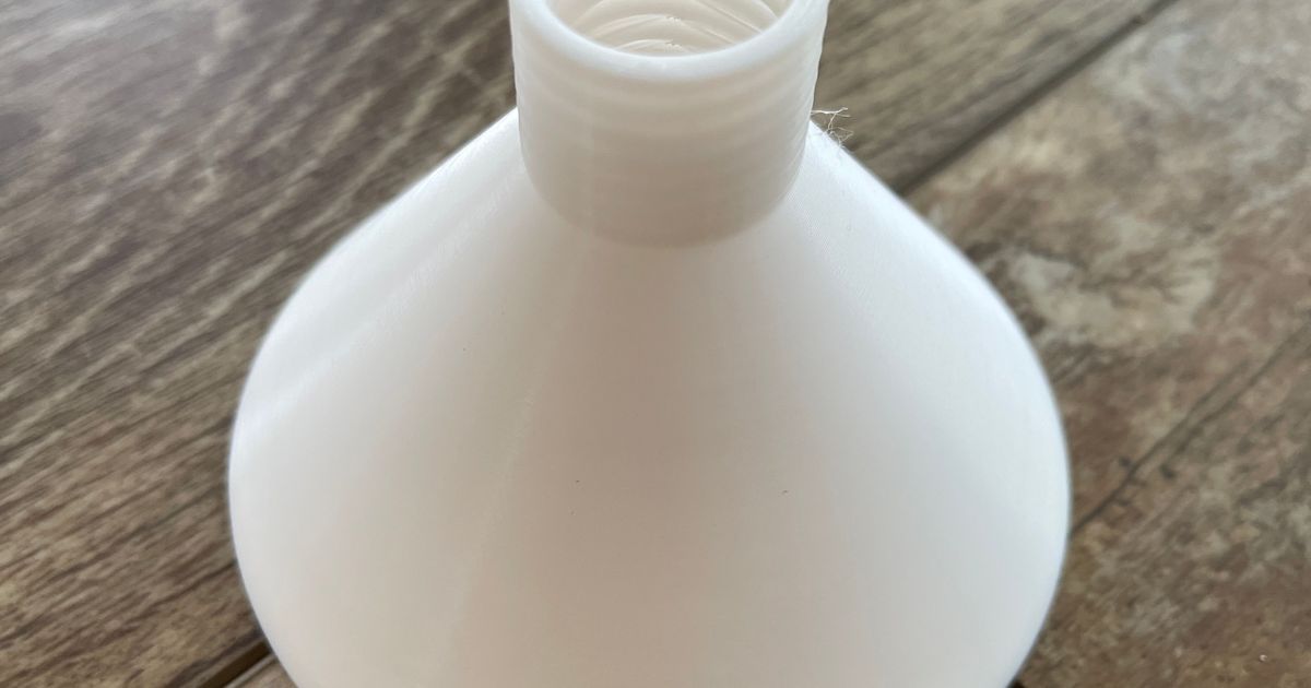 Water Can Spout (threaded) by backsspace | Download free STL model ...