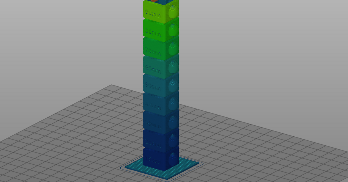 Speed tower - test your maximum print speed by Print-3D | Download free ...