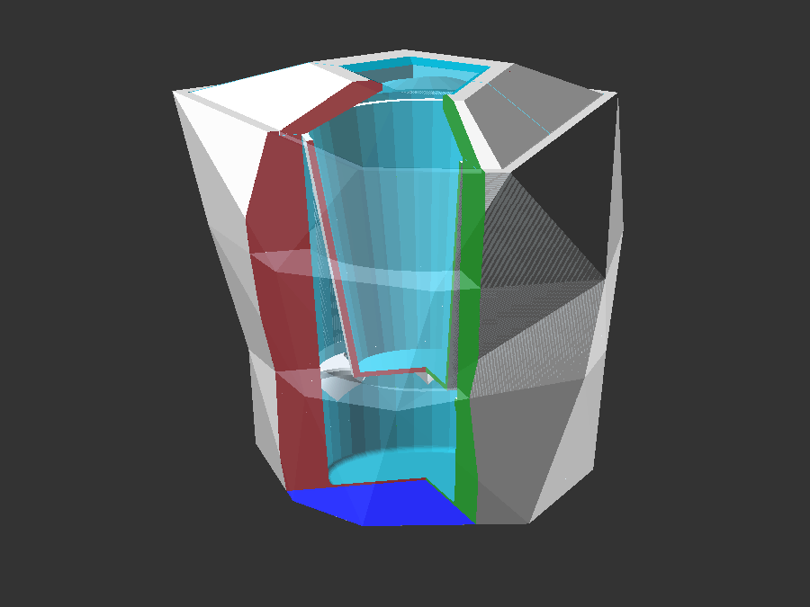 rarely water Flower Pot (low poly) by Jack | Download free STL model ...