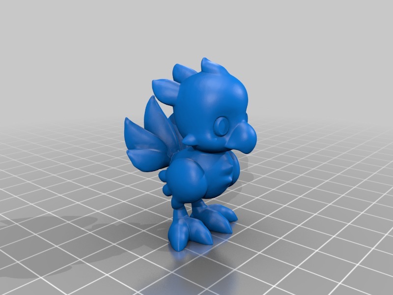 Chibi Chocobo repaired by Alexander Varakosov | Download free STL model ...