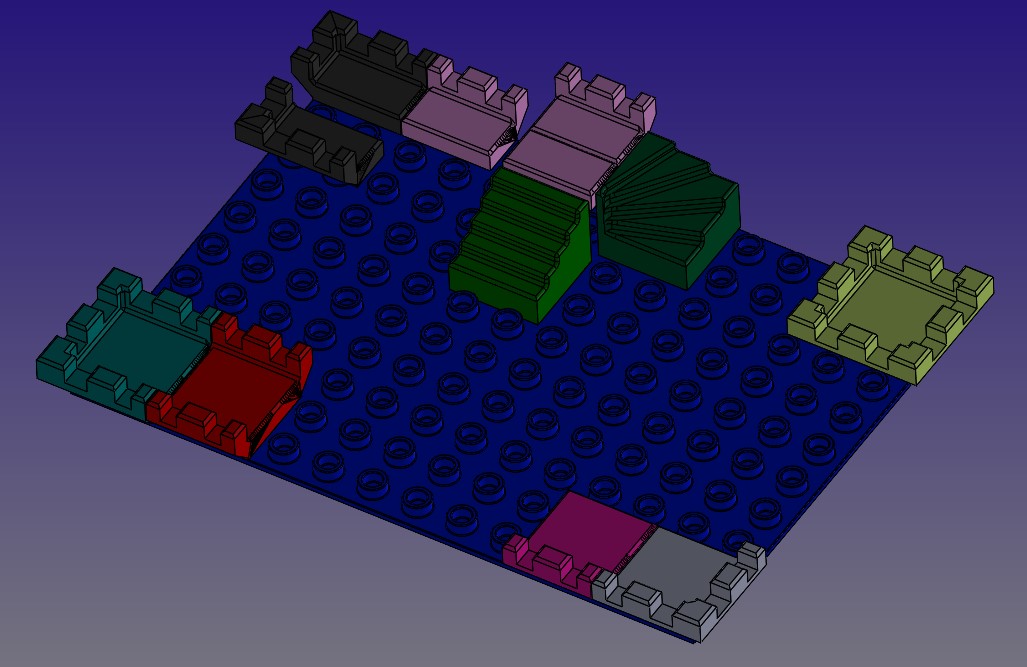 Duplo Castle Parts by Nobbli | Download free STL model | Printables.com